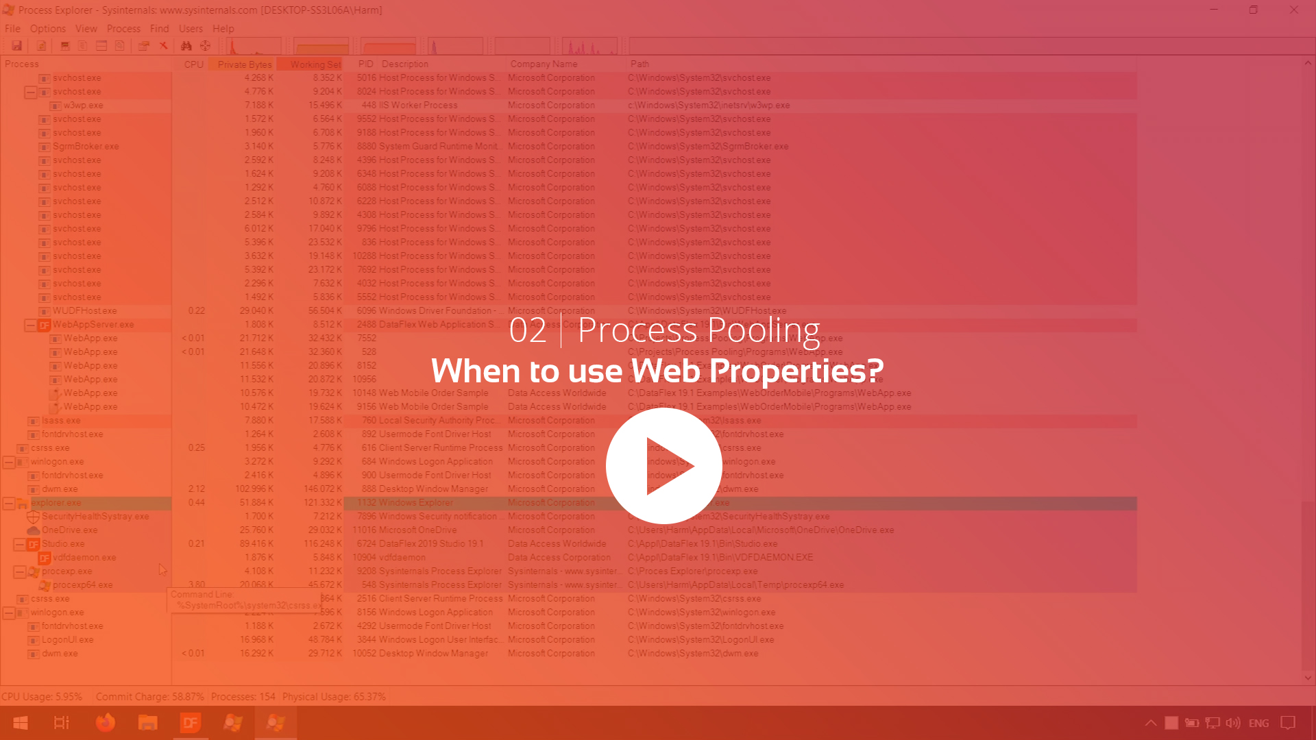 DFLC Lesson - When to use Web Properties