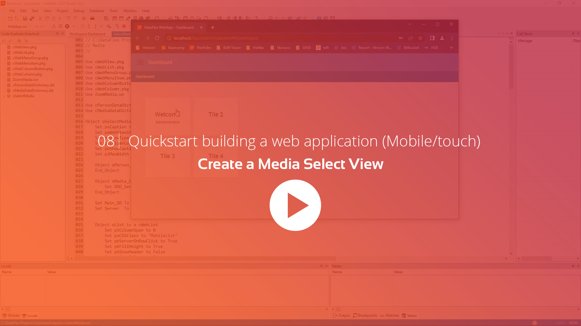 DFLC Lesson - Create a Media Select View