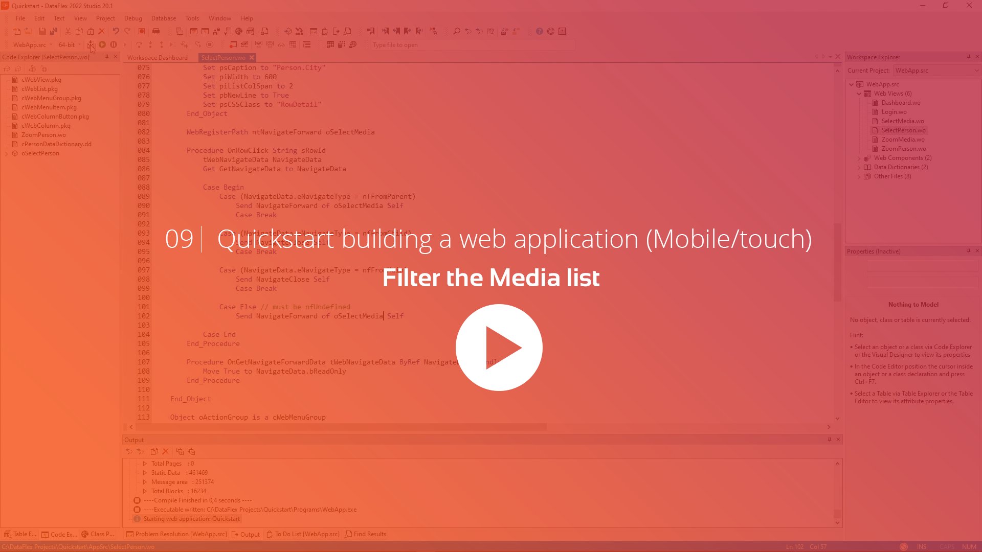 DFLC Lesson - Filter the Media list