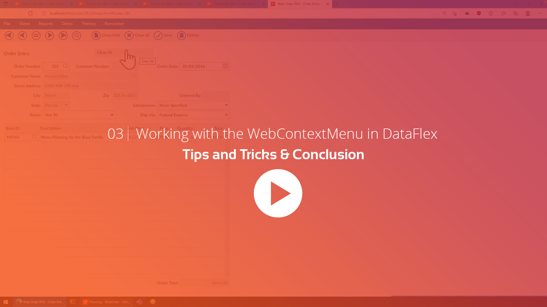 DFLC Lesson - Tips and Tricks and Conclusion