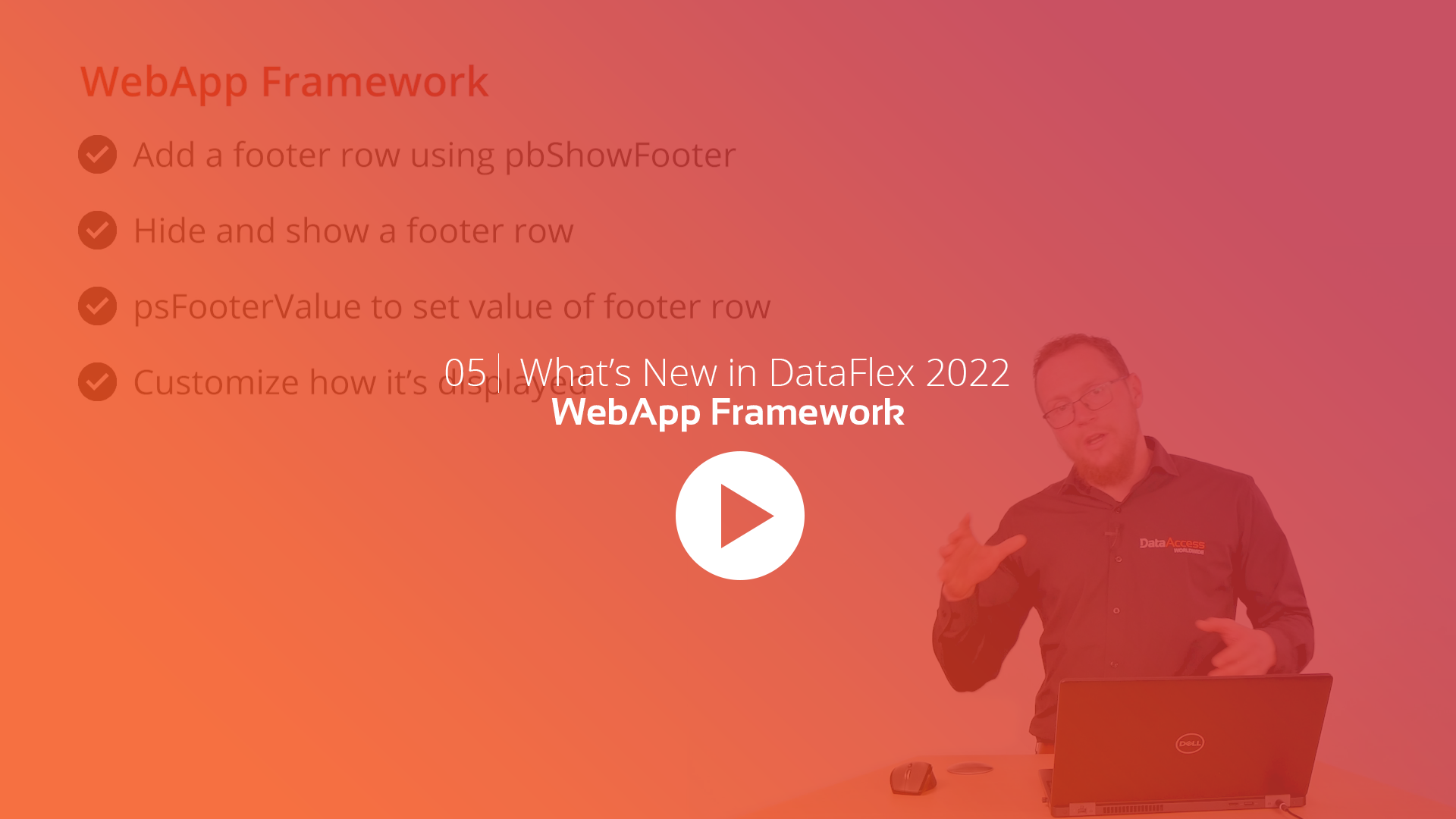 DFLC Lesson - WebApp Framework