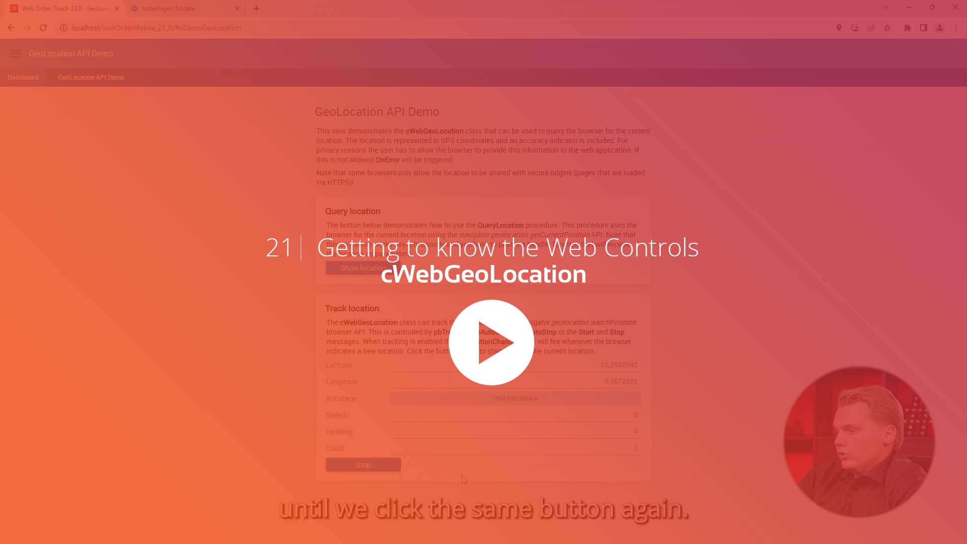 DFLC Lesson - cWebGeoLocation