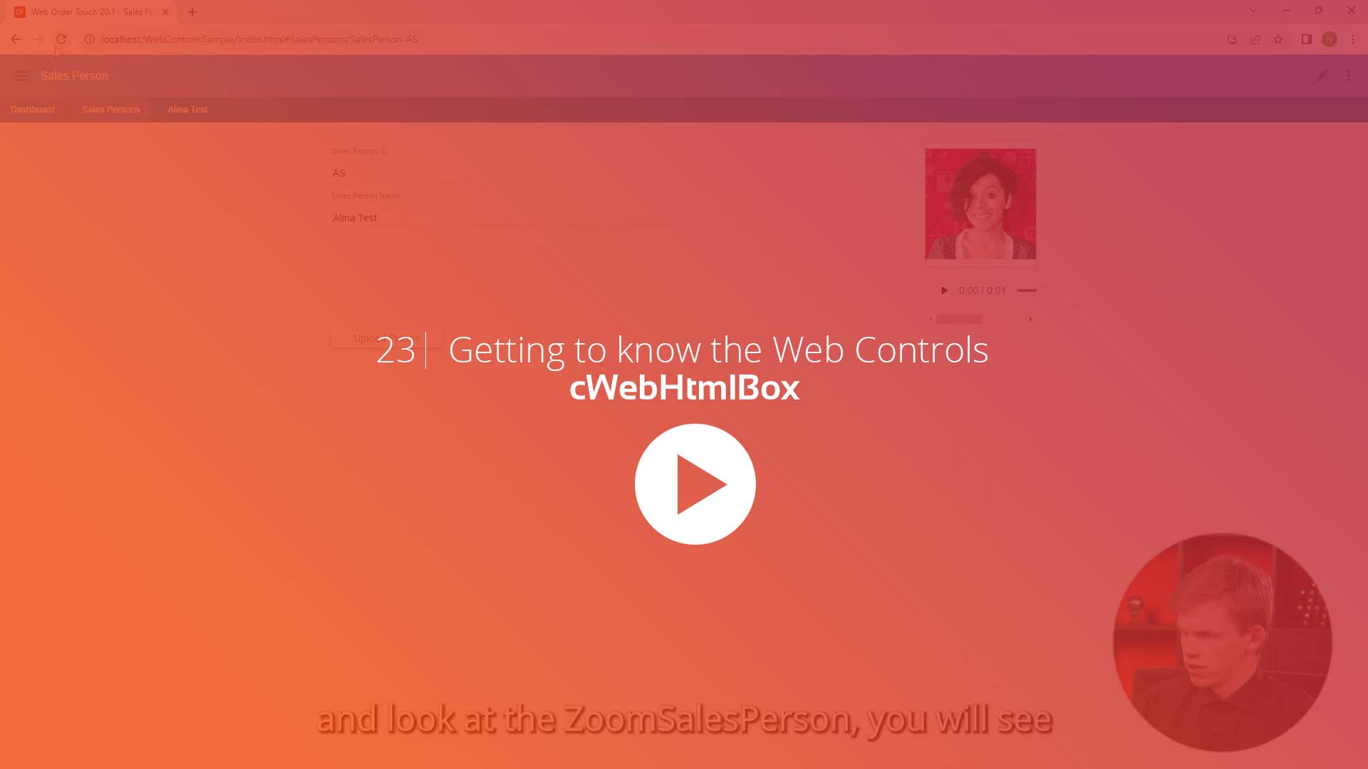DFLC Lesson - cWebHtmlBox