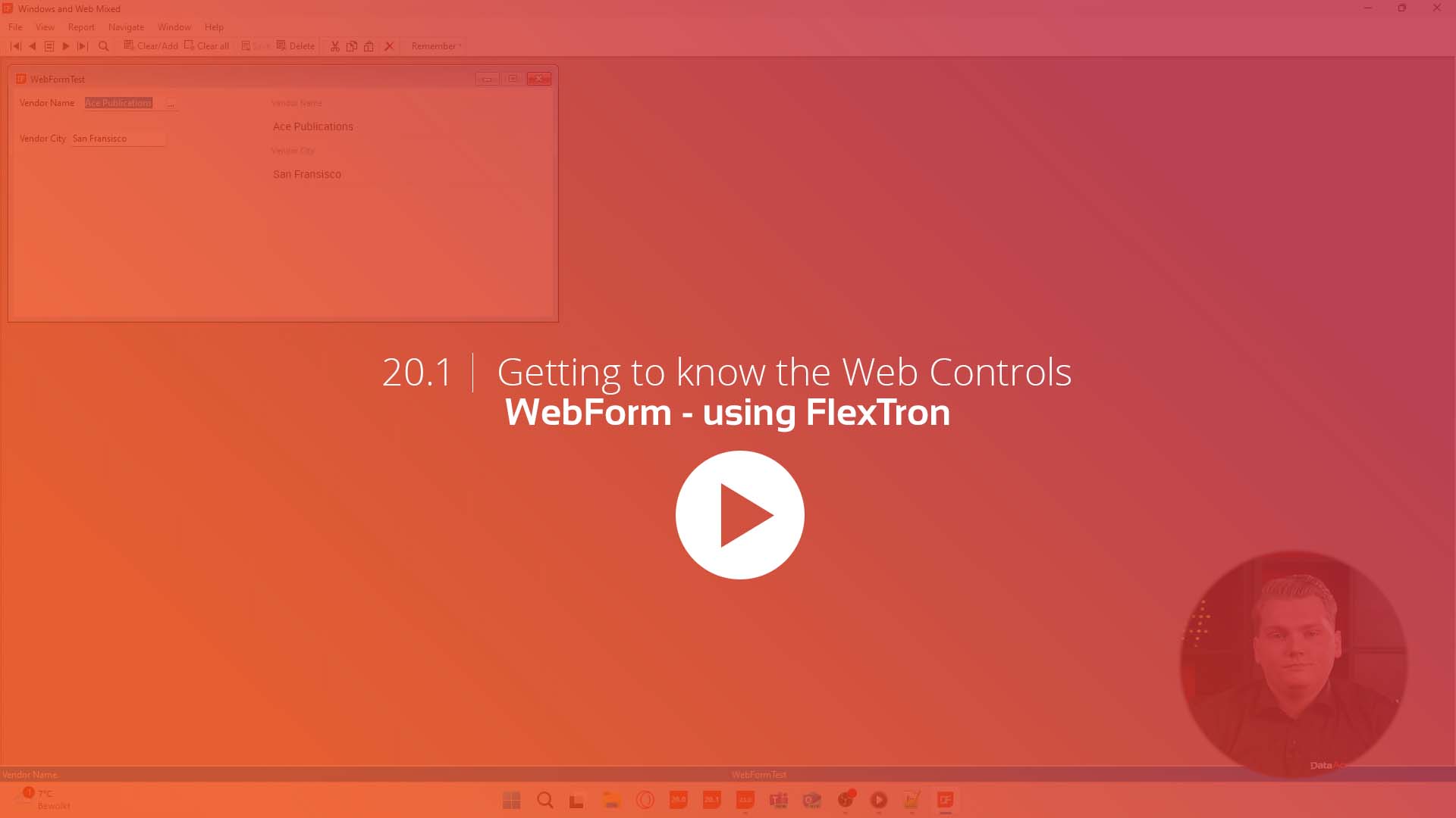 DFLC Lesson - WebForm using FlexTron