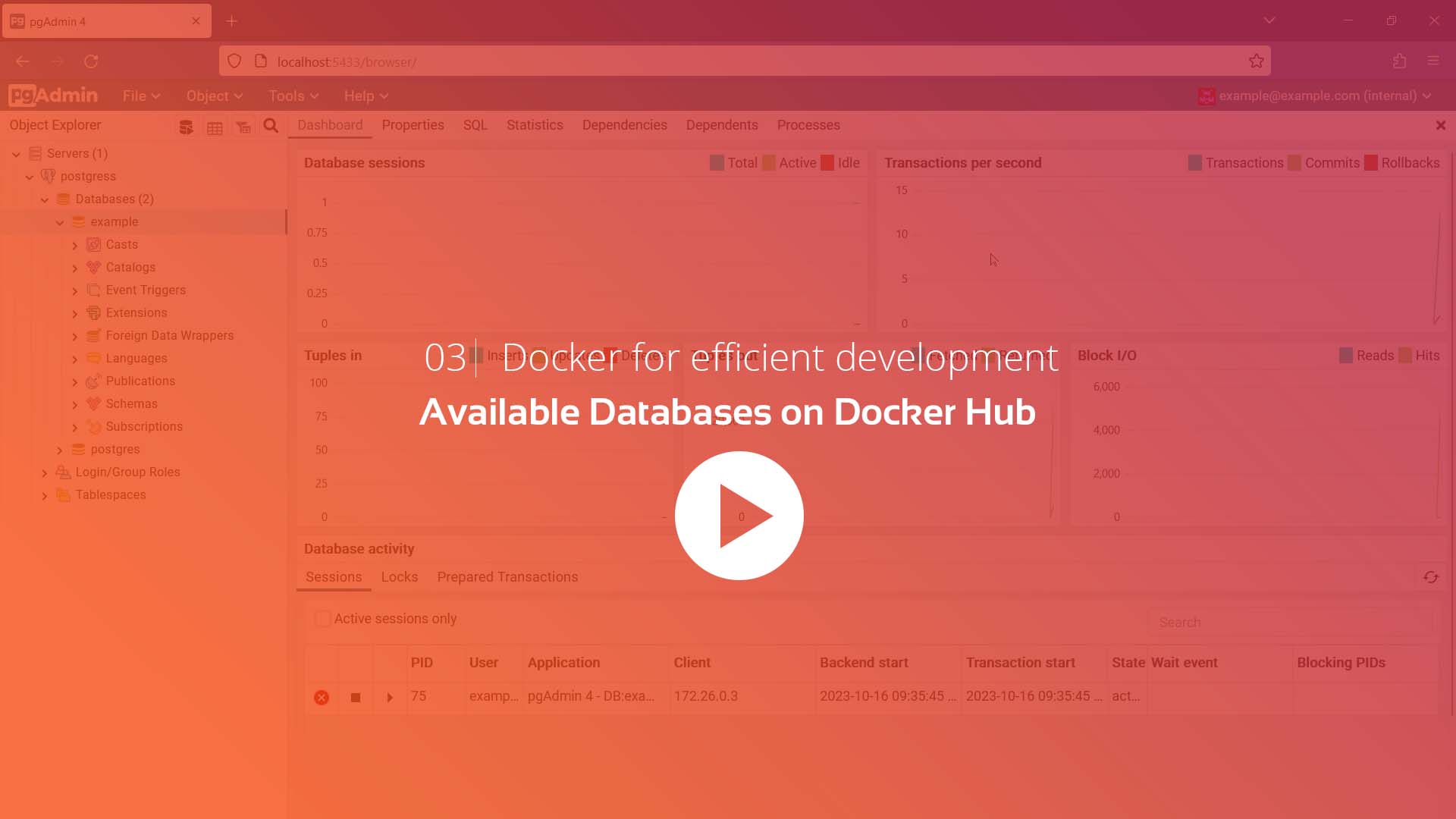 DFLC Lesson - Available Databases on Docker Hub