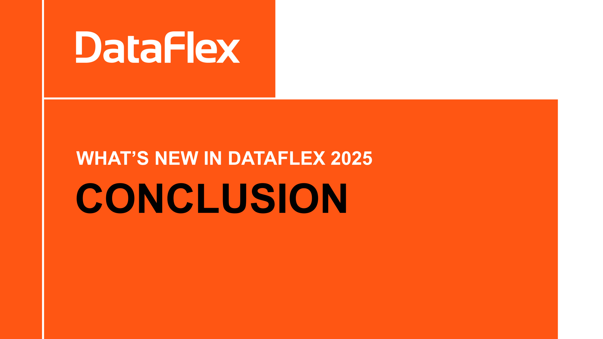 DFLC Lesson - Other improvements and Conclusion